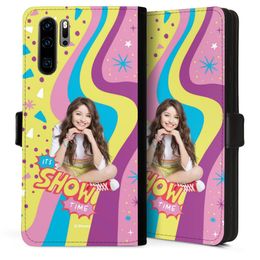 DeinDesign Huawei P30 Pro Handy Klapph&uuml;lle Handyh&uuml;lle aus Kunst Leder schwarz Flip Case Soy Luna Official Licensed Product Disney Sideflip mit langer Lasche