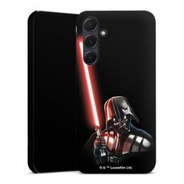 DeinDesign Galaxy A55 5G Handy Premium Case Smartphone Handyh&uuml;lle Schutzh&uuml;lle matt Merchandise Darth Vader Star Wars Premium Case