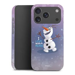 DeinDesign iPhone 17 Pro Handy Premium Case Smartphone Handyh&uuml;lle Schutzh&uuml;lle gl&auml;nzend Frozen Olaf Official Licensed Product Frozen Premium Case