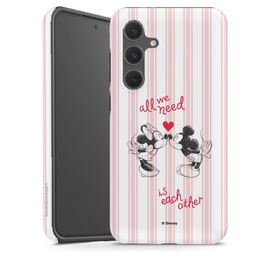 DeinDesign Galaxy S24 FE 5G Handy Panzer Handyh&uuml;lle robuste Outdoor H&uuml;lle Schutzh&uuml;lle gl&auml;nzend Love Disney Tough Case