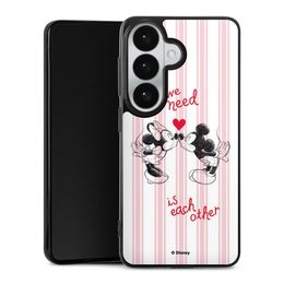 DeinDesign Galaxy S26 Handy Slim Case extra d&uuml;nn Silikon Handyh&uuml;lle schwarz H&uuml;lle Love Disney Silikon Slim Case