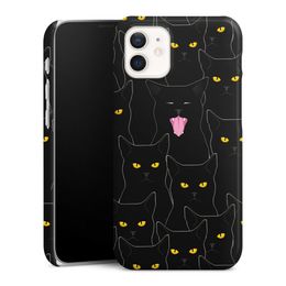 DeinDesign iPhone 12 mini Handy Premium Case Smartphone Handyh&uuml;lle Schutzh&uuml;lle gl&auml;nzend Muster Eye Cat Premium Case