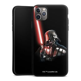 DeinDesign iPhone 11 Pro Max Handy Premium Silikon H&uuml;lle Handyh&uuml;lle schwarz Case Darth Vader Merchandise Star Wars Silikon Premium Case