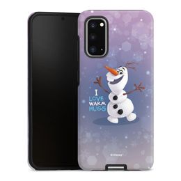 DeinDesign Galaxy S20 Handy Panzer Handyh&uuml;lle robuste Outdoor H&uuml;lle Schutzh&uuml;lle matt Frozen Olaf Official Licensed Product Frozen Tough Case