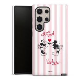 DeinDesign Galaxy S24 Ultra Handy Panzer Handyh&uuml;lle robuste Outdoor H&uuml;lle Schutzh&uuml;lle gl&auml;nzend Love Disney Tough Case