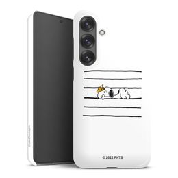 DeinDesign Galaxy S25+ Handy Premium Case Smartphone Handyh&uuml;lle Schutzh&uuml;lle gl&auml;nzend Snoopy Dog Peanuts Premium Case