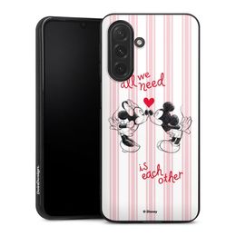 DeinDesign Galaxy A26 Handy Silikon H&uuml;lle Case schwarz Handyh&uuml;lle Love Disney