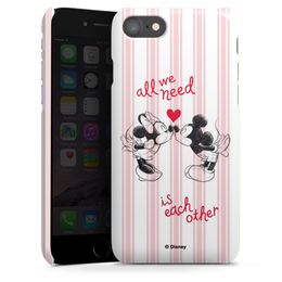 DeinDesign iPhone SE (2020) Handy Premium Case Smartphone Handyh&uuml;lle Schutzh&uuml;lle gl&auml;nzend Disney Love Premium Case