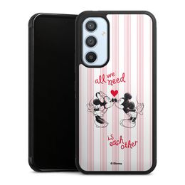 DeinDesign Galaxy A54 5G Handy Gallery Case Handyh&uuml;lle 9H Geh&auml;rtetes Glas R&uuml;ckseite H&uuml;lle Love Disney Gallery Case