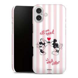 DeinDesign iPhone 16 Plus Handy Premium Case Smartphone Handyh&uuml;lle Schutzh&uuml;lle matt Love Disney Premium Case
