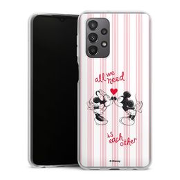 DeinDesign Galaxy A23 5G Handy Silikon H&uuml;lle Case transparent Handyh&uuml;lle Love Disney Silikon Case
