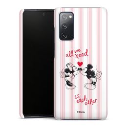 DeinDesign Galaxy S20 FE 5G Handy Premium Case Smartphone Handyh&uuml;lle Schutzh&uuml;lle matt Disney Love Premium Case
