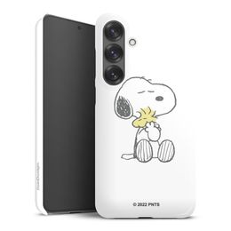 DeinDesign Galaxy S25+ Handy Premium Case Smartphone Handyh&uuml;lle Schutzh&uuml;lle gl&auml;nzend Snoopy Love Peanuts Premium Case