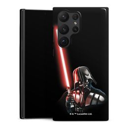 DeinDesign Galaxy S23 Ultra Handy Premium Case Smartphone Handyh&uuml;lle Schutzh&uuml;lle gl&auml;nzend Merchandise Darth Vader Star Wars Premium Case