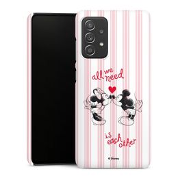 DeinDesign Galaxy A52s 5G Handy Premium Case Smartphone Handyh&uuml;lle Schutzh&uuml;lle gl&auml;nzend Love Disney Premium Case