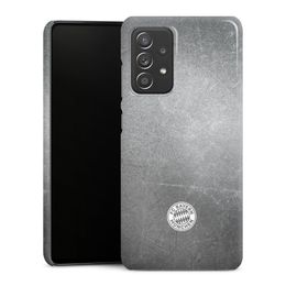 DeinDesign Galaxy A52s 5G Handy Premium Case Smartphone Handyh&uuml;lle Schutzh&uuml;lle gl&auml;nzend Fc Bayern M&uuml;nchen Fcb Concrete Premium Case