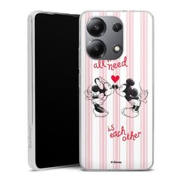DeinDesign Xiaomi Redmi Note 13 4G Handy Silikon H&uuml;lle Case transparent Handyh&uuml;lle Love Disney Silikon Case