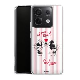 DeinDesign Xiaomi Redmi Note 13 Pro 5G Handy Silikon H&uuml;lle Case transparent Handyh&uuml;lle Love Disney Silikon Case