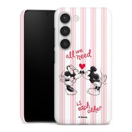 DeinDesign Galaxy S23 Handy Premium Case Smartphone Handyh&uuml;lle Schutzh&uuml;lle matt Love Disney Premium Case