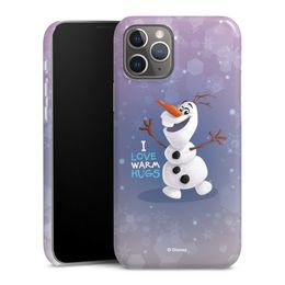 DeinDesign iPhone 12 Pro Handy Premium Case Smartphone Handyh&uuml;lle Schutzh&uuml;lle gl&auml;nzend Frozen Olaf Official Licensed Product Frozen Premium Case