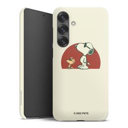 DeinDesign Galaxy S25+ Handy Premium Case Smartphone Handyh&uuml;lle Schutzh&uuml;lle gl&auml;nzend Snoopy Official Licensed Product Kindheit Premium Case