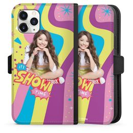 DeinDesign iPhone 11 Pro Handy Klapph&uuml;lle Handyh&uuml;lle aus Kunst Leder schwarz Flip Case Soy Luna Official Licensed Product Disney Sideflip mit Lasche