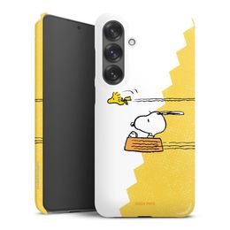 DeinDesign Galaxy S25+ Handy Premium Case Smartphone Handyh&uuml;lle Schutzh&uuml;lle gl&auml;nzend Snoopy Peanuts Children Premium Case