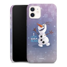 DeinDesign iPhone 12 Handy Premium Case Smartphone Handyh&uuml;lle Schutzh&uuml;lle matt Frozen Olaf Official Licensed Product Frozen Premium Case