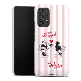 DeinDesign Galaxy A53 5G Handy Premium Case Smartphone Handyh&uuml;lle Schutzh&uuml;lle matt Disney Love Premium Case