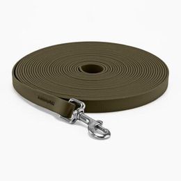 THE DOG IDEA Biothane Schleppleine Khaki 5 m