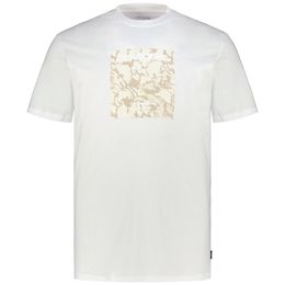 Jack & Jones Herren Gro&szlig;e Gr&ouml;&szlig;en | Jack&Jones T-Shirt mit Label-Print Farbe wei&szlig; Gr&ouml;&szlig;e: 4XL