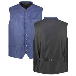 Herren Gro&szlig;e Gr&ouml;&szlig;en | Hammerschmid Trachtenweste Farbe blau Gr&ouml;&szlig;e: 72
