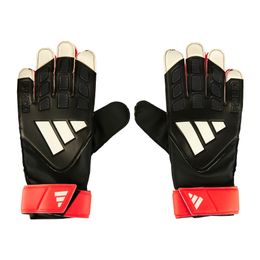Damen Torwarthandschuhe "PREDATOR TRAINING"schwarz, schwarz, lucid rot, Gr. 10, adidas Performance, Obermaterial: 100% Polyurethan, Handschuhe