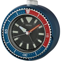 Quarzwecker Seiko, blau (blau, schwarz), Wecker, Wecker, Leuchtzeiger, Schlummerfunktion, Schlafzimmer, Geschenkidee