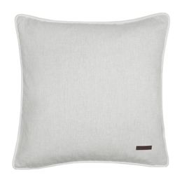Dekokissen Esprit "Harp", grau (grau, unifarben), B:38cm L:38cm, Obermaterial: 100% Polyester, Dekokissen_Sitzkissen_Kissenh&uuml;llen, aus Microvelour