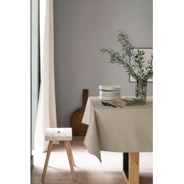 Sch&ouml;ner Wohnen Kollektion Tischdecke "Base", sand, B:140cm L:260cm, Baumwolle, SCH&Ouml;NER WOHNEN-KOLLEKTION, Tischdecken, Tischdecke, aus reiner, sanforisierter Baumwolle