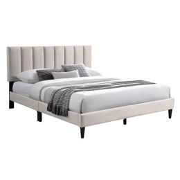 Home Collective Polsterbett, Beige, Textil, 140x200 cm, Schlafzimmer, Betten, Polsterbetten