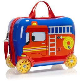 Kinderkoffer Heys "Kinderkoffer Heys Kids Ride-On Luggage, 16 cm", Kinder, Gr. B/H/T: 12,4cm x 16cm x 8,5cm 25 l, rot, Polycarbonat, mehrfarbig, festlich, Koffer, Heys Kindertrolley Kinder Reisegep&auml;ck