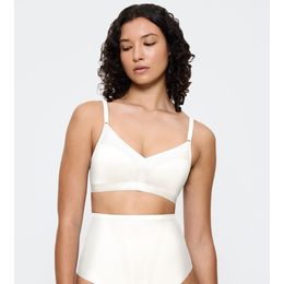 B&uuml;gelloser BH Triumph "Shape Smart", Damen, Gr. 5, N-Gr, ecru wei&szlig;, Microtouch, Obermaterial: 69% Polyamid, 31% Elasthan, unifarben, BHs, gl&auml;ttend, vorgeformte Cups, weich und leicht formend