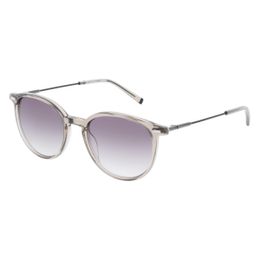 HUMPHREY&acute;S eyewear HUMPHREY&rsquo;S eyewear 585344 | Unisex-Sonnenbrille | Fassung: Vollrand, Panto, Acetat, Blau Hell | Glasfarbe: Grau