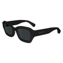 Longchamp schwarze Acetat-Sonnenbrille
