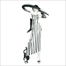 Pro Art Glasbild FASHION DRAWING I