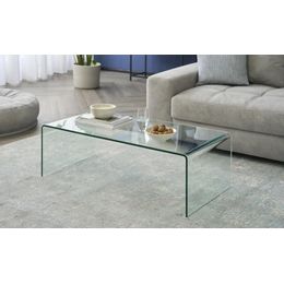 H&ouml;ffner Couchtisch aus Glas Tessera &brvbar; transparent/klar &brvbar; Ma&szlig;e (cm): B: 55 H: 35 &raquo; H&ouml;ffner