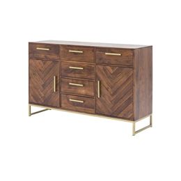 H&ouml;ffner Sideboard aus Massivholz Calatria &brvbar; holzfarben &brvbar; Ma&szlig;e (cm): B: 160 H: 90 T: 39.0 &raquo; H&ouml;ffner