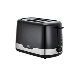 KHG Toaster TO-857 SE2 schwarz Metall,Edelstahl,Kunststoff Ma&szlig;e (cm): B: 30 H: 18 T: 16.5 &raquo; H&ouml;ffner