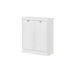 H&ouml;ffner Kommode Laurito &brvbar; wei&szlig; &brvbar; Ma&szlig;e (cm): B: 80 H: 90 T: 35.0 &raquo; H&ouml;ffner