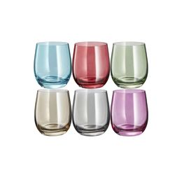 Leonardo Gl&auml;ser klein 6er-Set Sora &brvbar; mehrfarbig &brvbar; Glas &brvbar; Ma&szlig;e (cm): B: 7 H: 10,3 &raquo; H&ouml;ffner