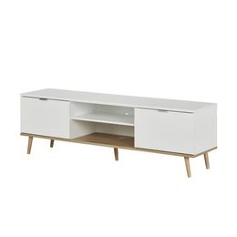H&ouml;ffner TV-Lowboard Gallese wei&szlig; Ma&szlig;e (cm): B: 160 H: 50 T: 40.0 &raquo; H&ouml;ffner