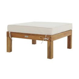 Yorkshire Loungehocker Cape &brvbar; holzfarben &brvbar; Ma&szlig;e (cm): B: 77 H: 30,5 T: 77.0 &raquo; H&ouml;ffner