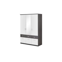 H&ouml;ffner Dreht&uuml;renschrank Glasgow &brvbar; wei&szlig; &brvbar; Ma&szlig;e (cm): B: 136 H: 199 T: 58.0 &raquo; H&ouml;ffner